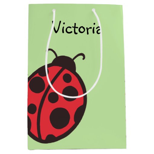 Personalized Ladybug Gift Bag | Zazzle
