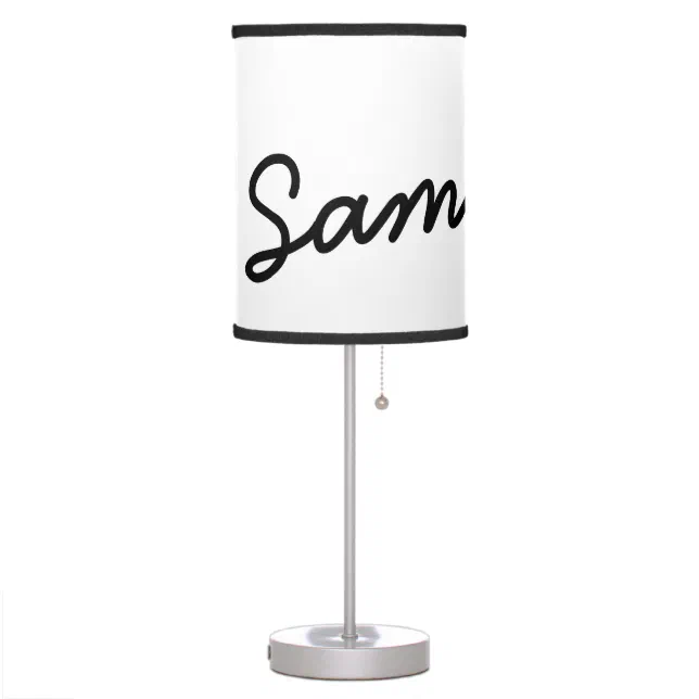 Personalized lamps with custom name or monogram | Zazzle