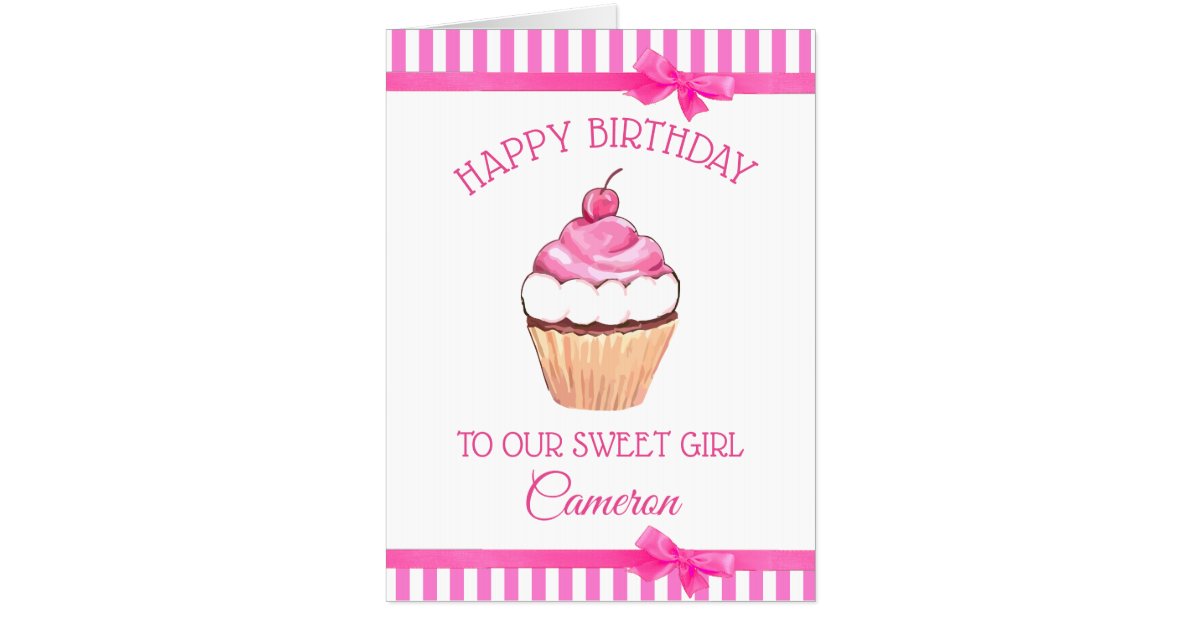 Personalized Large Jumbo Birthday Card for child | Zazzle