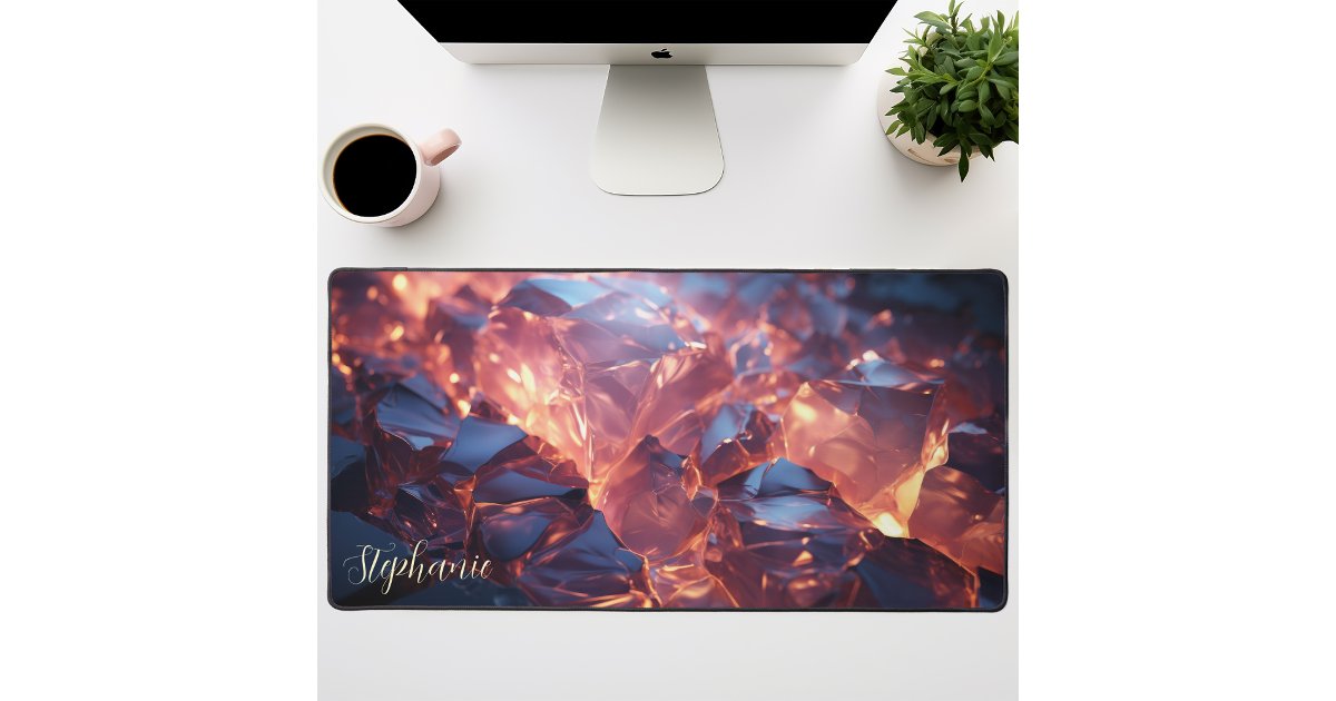 Personalized Lava Rock Desk Mat | Zazzle