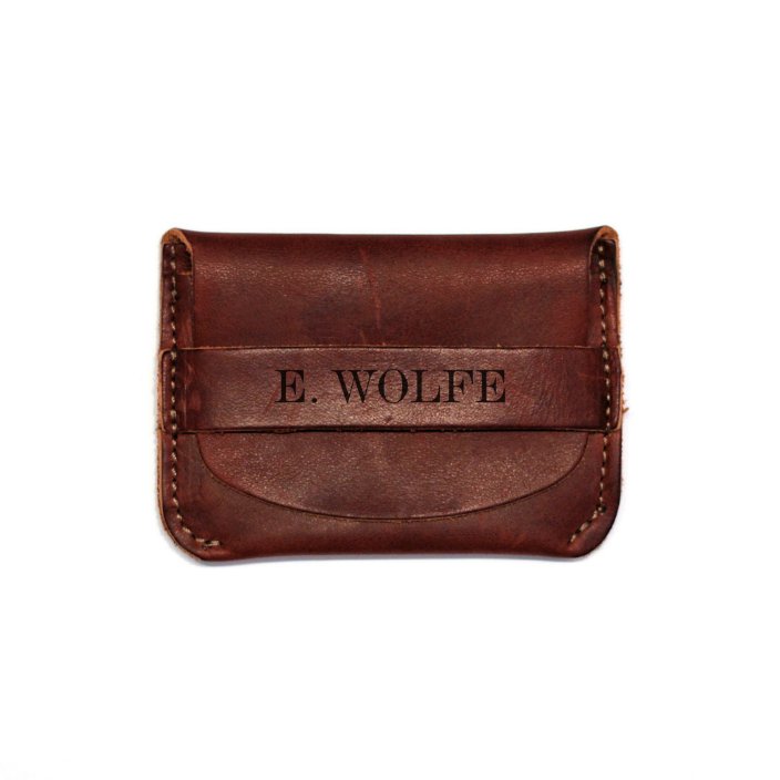 Personalized Leather Flap Wallet | Zazzle.com