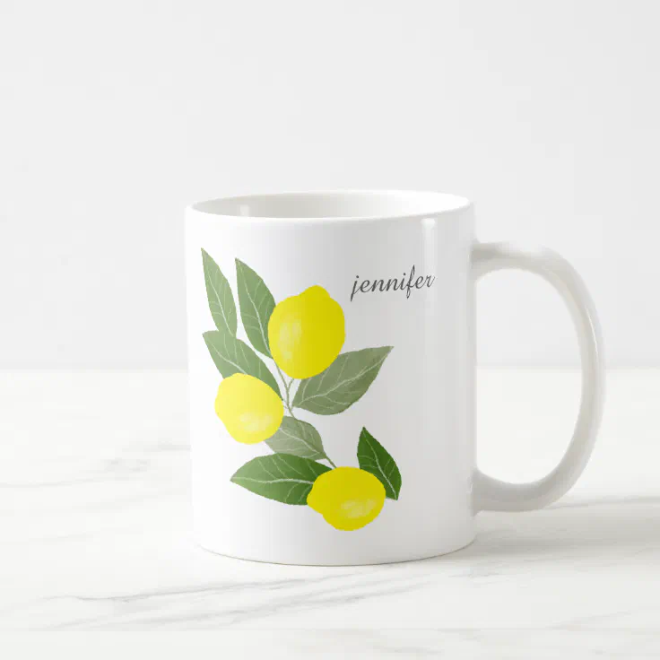 Personalized Lemon Mug Zazzle