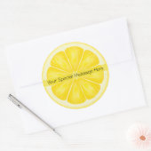 Personalized Lemon Slice Stickers | Zazzle