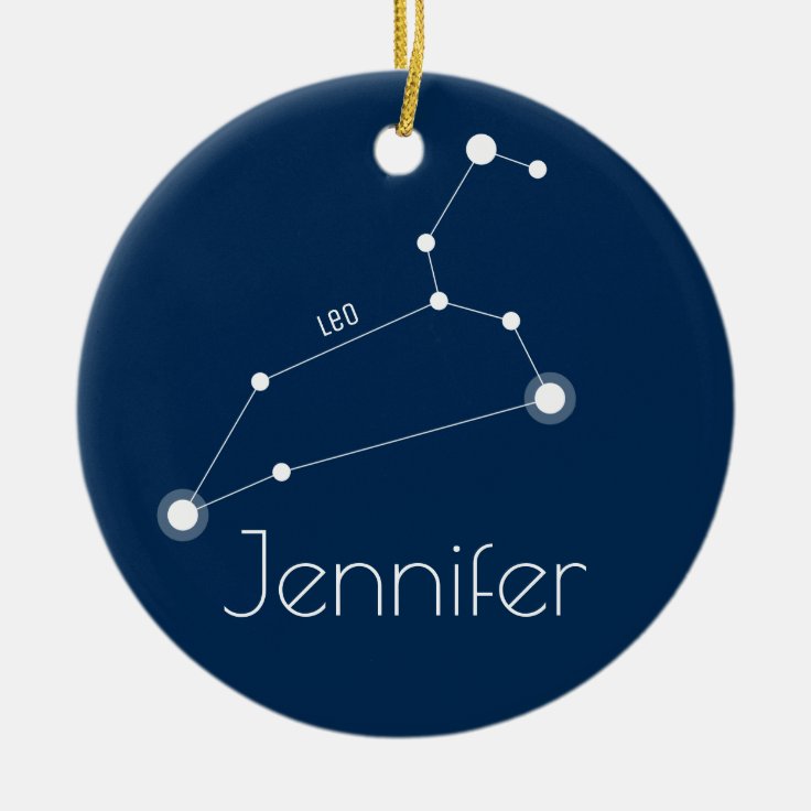 Personalized Leo Constellation Ornament | Zazzle