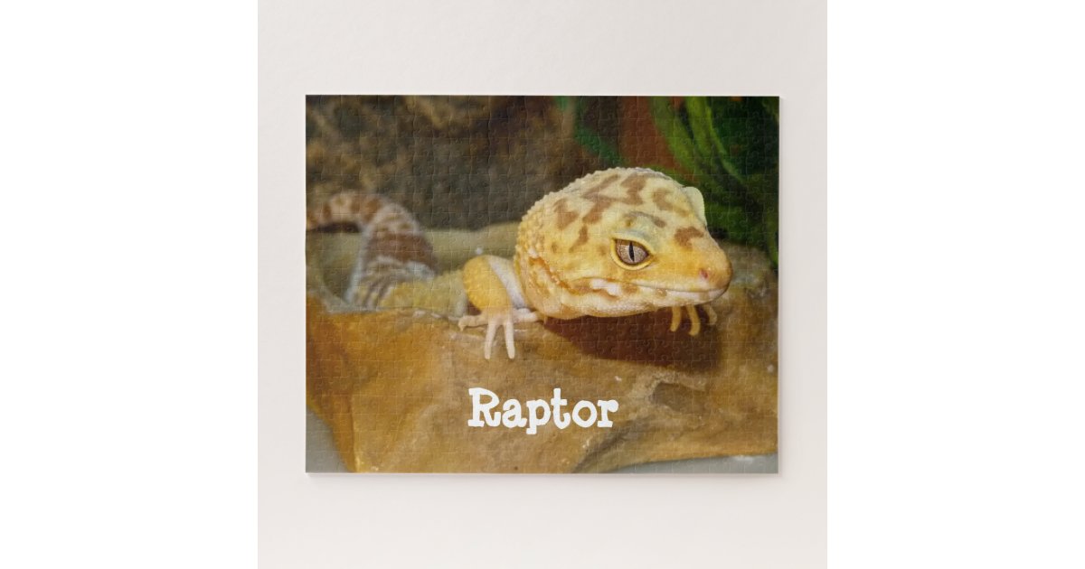 Personalized Leopard Gecko Lizard Jigsaw Puzzle | Zazzle