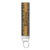Personalized Leopard Print Key Chain | Zazzle