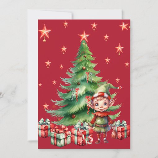 Personalized letter from Santa and Elf Invitation | Zazzle