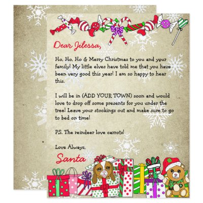 Personalized Letter From Santa