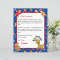 Personalized Letter from Santa + Coloring Page | Zazzle