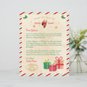 Personalized Letter From Santa North Pole Mail | Zazzle