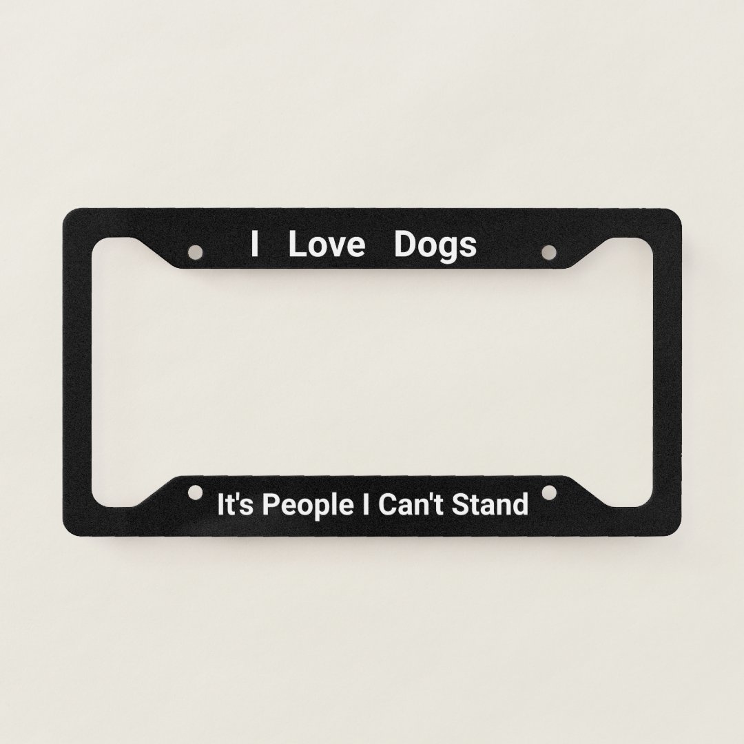 Personalized License Plate Frame2 License Plate Frame | Zazzle
