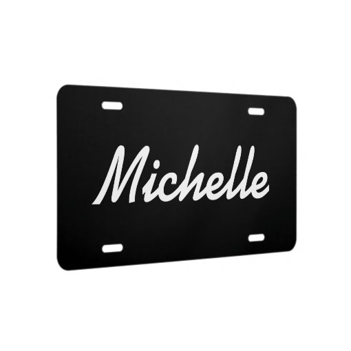 Personalized license plate with your name | Zazzle