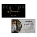 Personalized Logo Realtor Broker Real Estate Agent Business Card | Zazzle