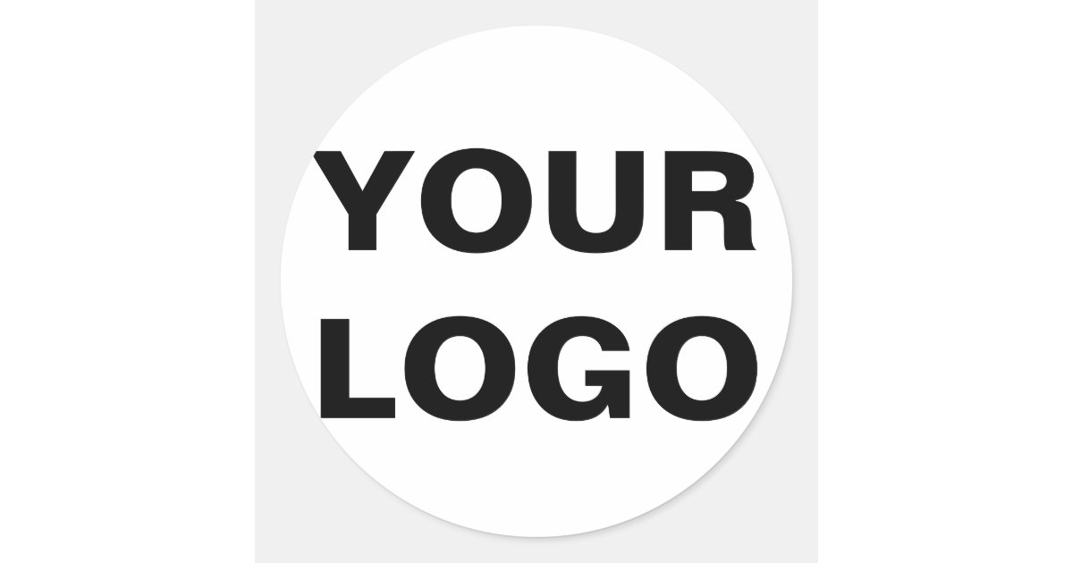 personalized logo stickers bulk order | Zazzle