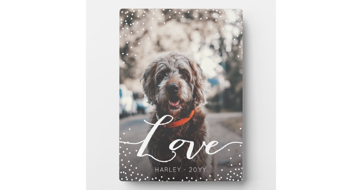 Personalized Love Plaque | Zazzle