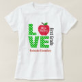 Personalized Love Teacher Shirt | Zazzle