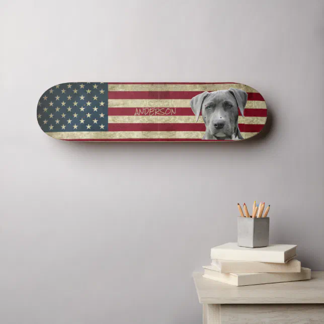 Personalized Loveable Family Dog Skateboard | Zazzle