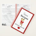Personalized Made with Love Recipe Notebook | Zazzle