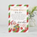 Personalized Magical Letter from Santa Printable Invitation | Zazzle