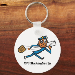 Personalized Mailbox Keychain | Zazzle