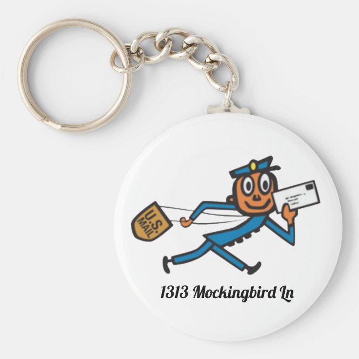 Personalized Mailbox Keychain | Zazzle