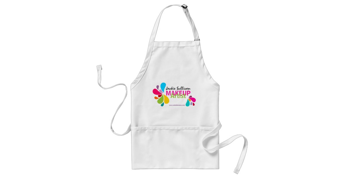 Personalized Makeup Artist Adult Apron | Zazzle