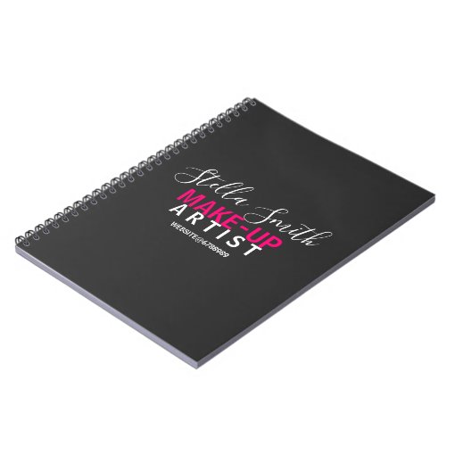 Personalized Makeup Artist Standard Notebook | Zazzle