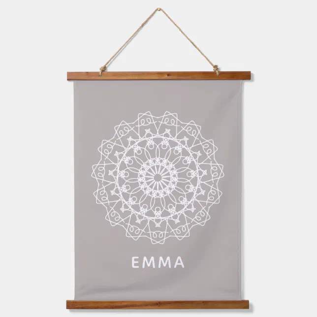 Personalized Mandala Dorm Room Wall Hanging Tapestry | Zazzle