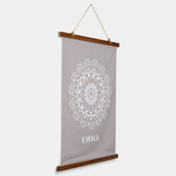 Personalized Mandala Dorm Room Wall Hanging Tapestry | Zazzle