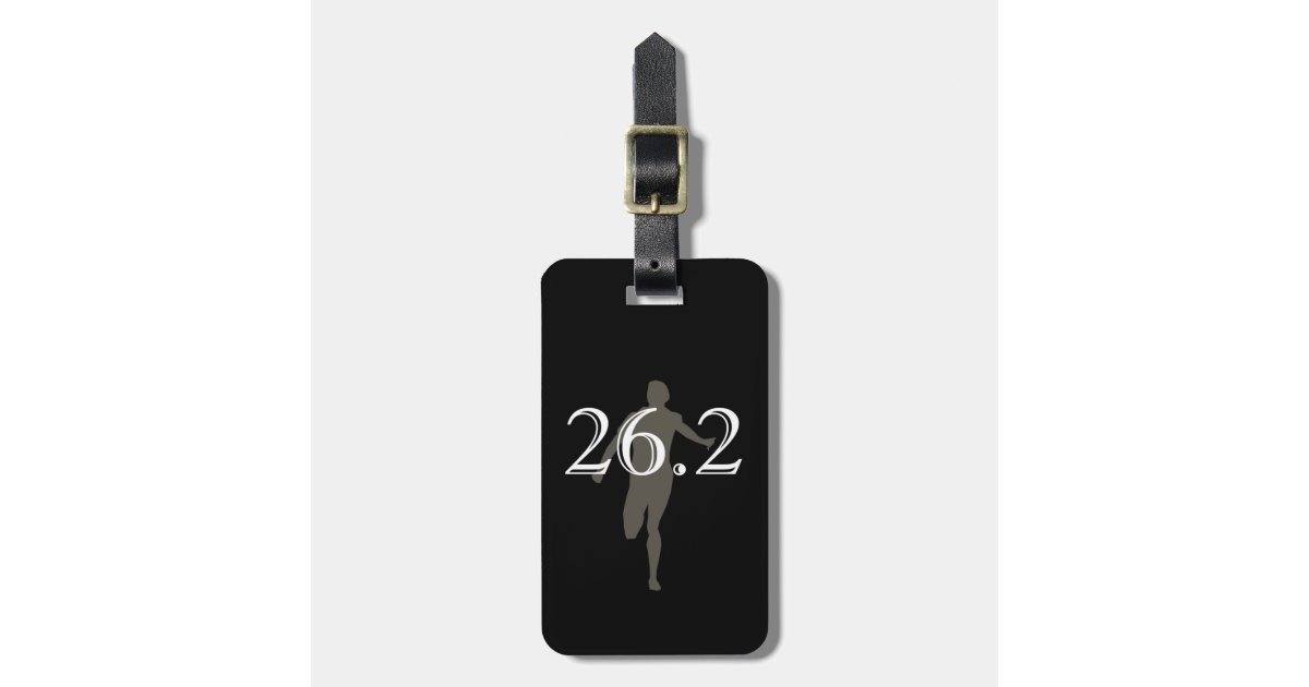 Personalized Marathon Runner 26.2 Keepsake Luggage Tag | Zazzle