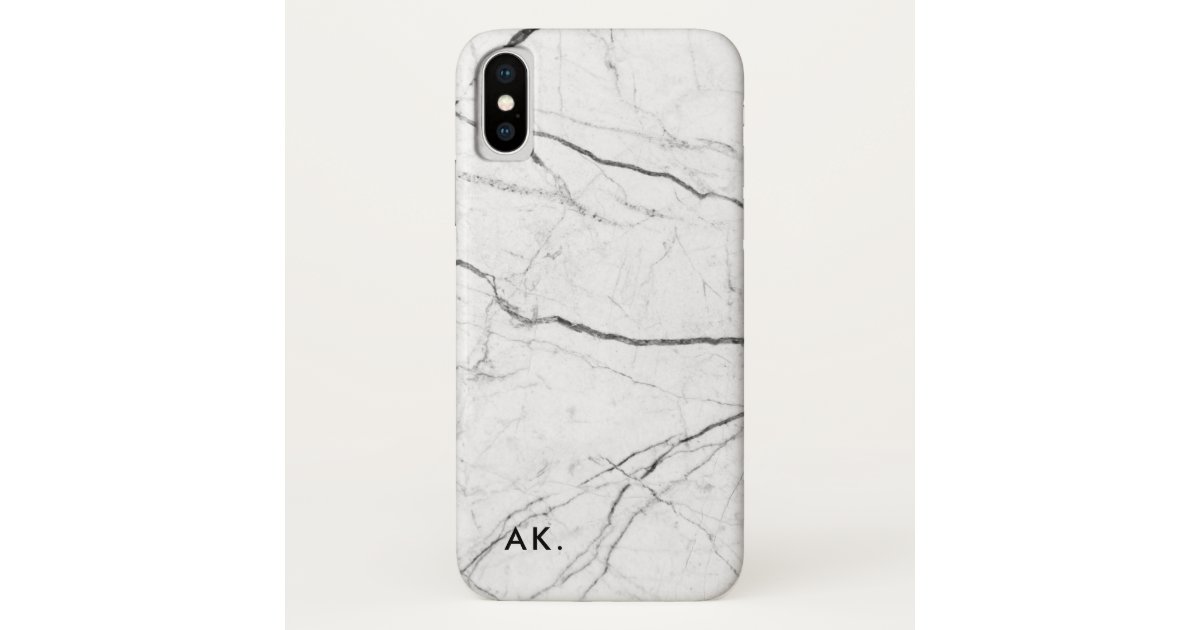 Personalized Marble iPhone X Case | CaseMate | Zazzle