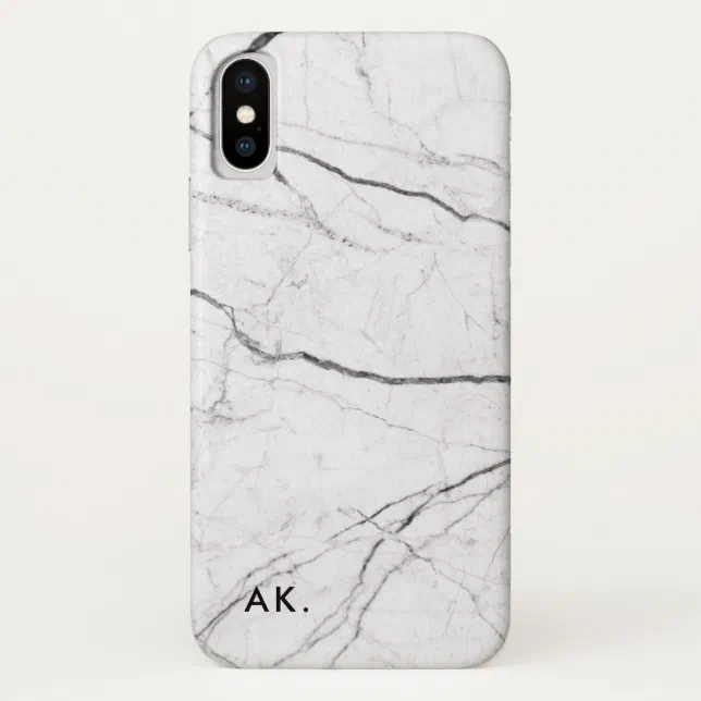 Personalized Marble iPhone X Case | CaseMate | Zazzle