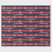 Personalized Marine Corps Wrapping Paper | Zazzle