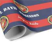 Personalized Marine Corps Wrapping Paper | Zazzle
