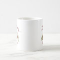 Personalized Marsala Pink Floral Bridesmaid Coffee Mug | Zazzle