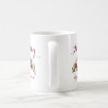 Personalized Marsala Pink Floral Bridesmaid Coffee Mug | Zazzle