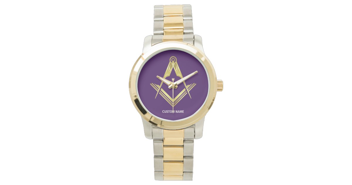 Personalized Masonic Gifts | Freemason Watches | Zazzle