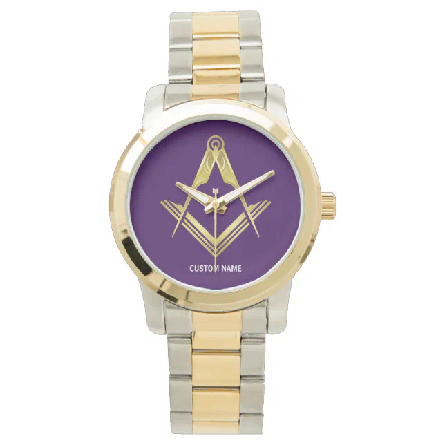 Personalized Masonic Gifts | Freemason Watches | Zazzle
