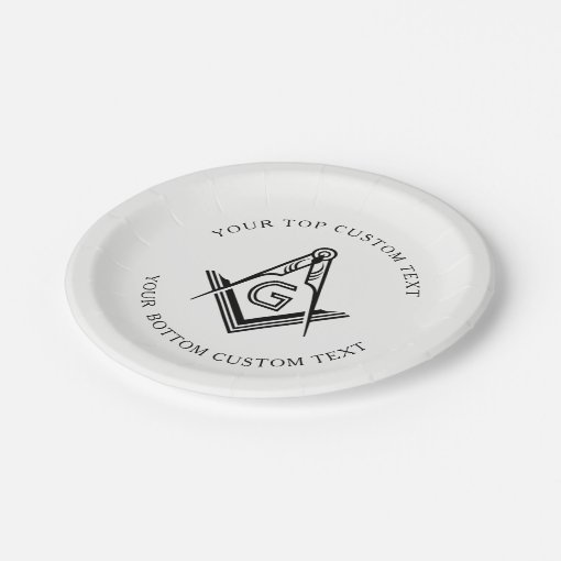 Personalized Masonic Party Plates and Decorations | Zazzle