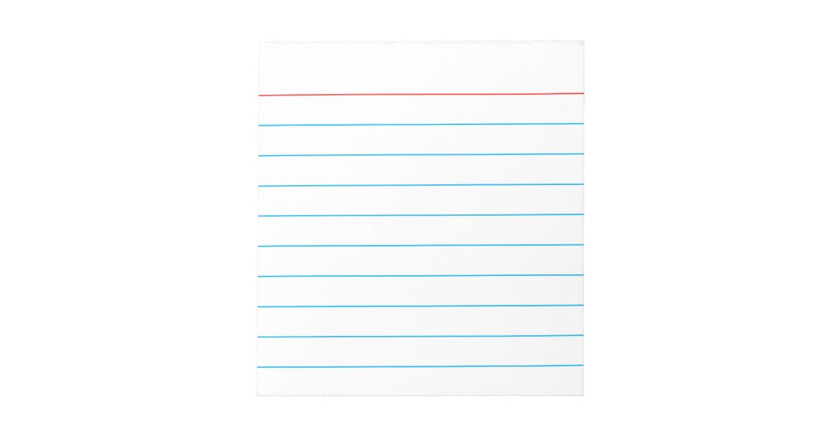 Personalized Memo Pad with Business Lines | Zazzle