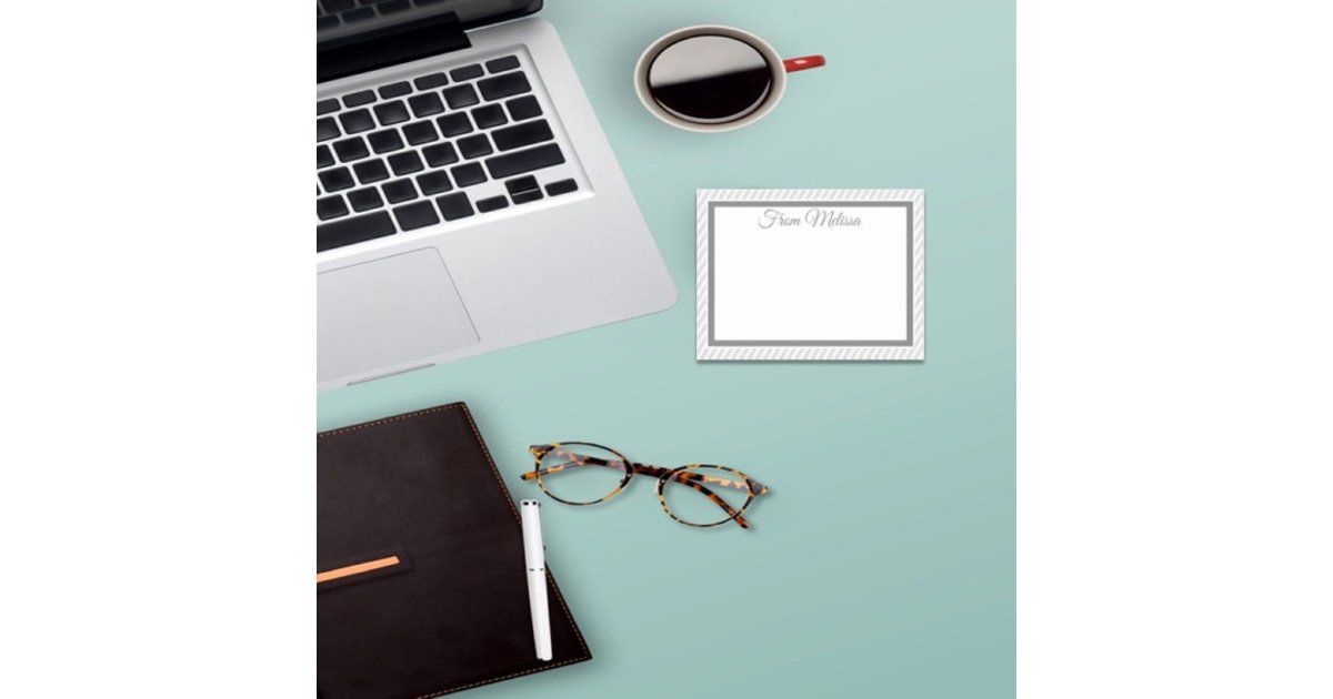 Personalized memo post its post-it notes | Zazzle