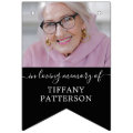 Personalized Memorial Funeral Decor Bunting Flags | Zazzle