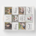 Personalized Memorial Keepsake Unique Photo Wooden Box Sign | Zazzle