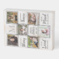 Personalized Memorial Keepsake Unique Photo Wooden Box Sign | Zazzle