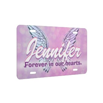 Personalized Memorial License License Plate | Zazzle