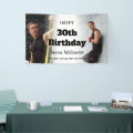 Personalized Men Photo Collage 30th Birthday Party Banner | Zazzle