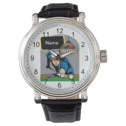 Billiard Wrist Watches | Zazzle