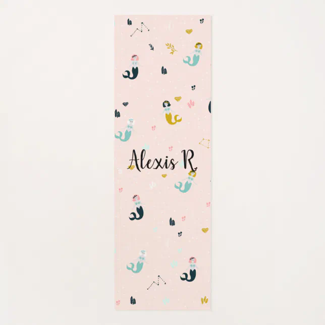 Personalized Mermaid Yoga Mat | Zazzle