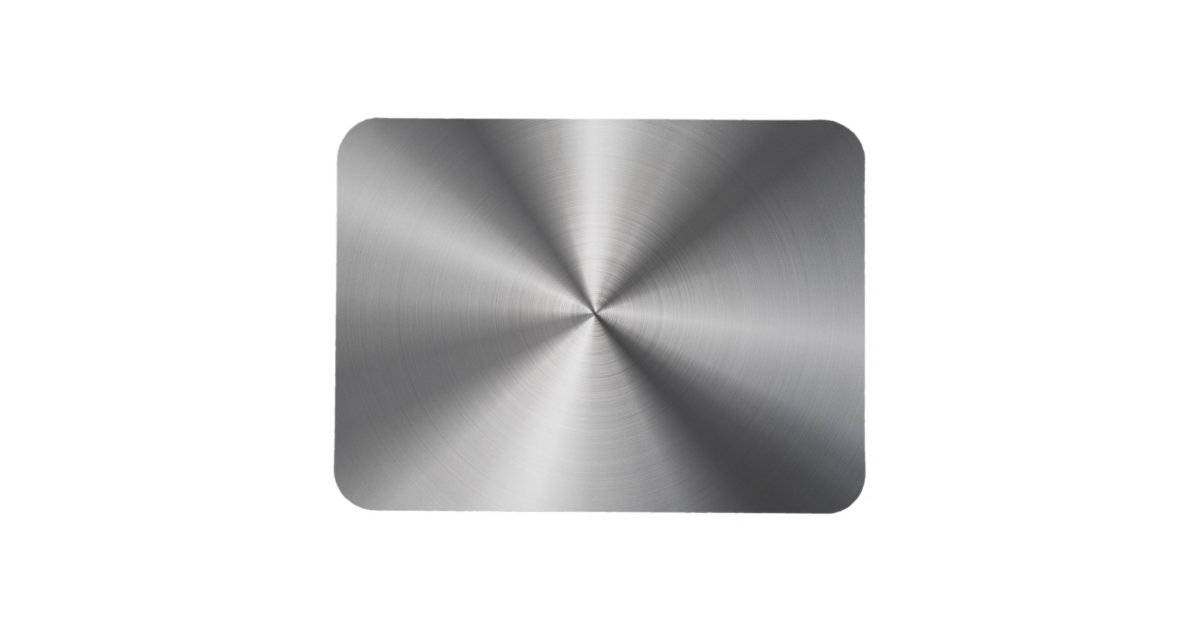 Personalized Metallic Radial Texture Magnet | Zazzle