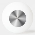 Personalized Metallic Radial Texture Ping Pong Ball | Zazzle